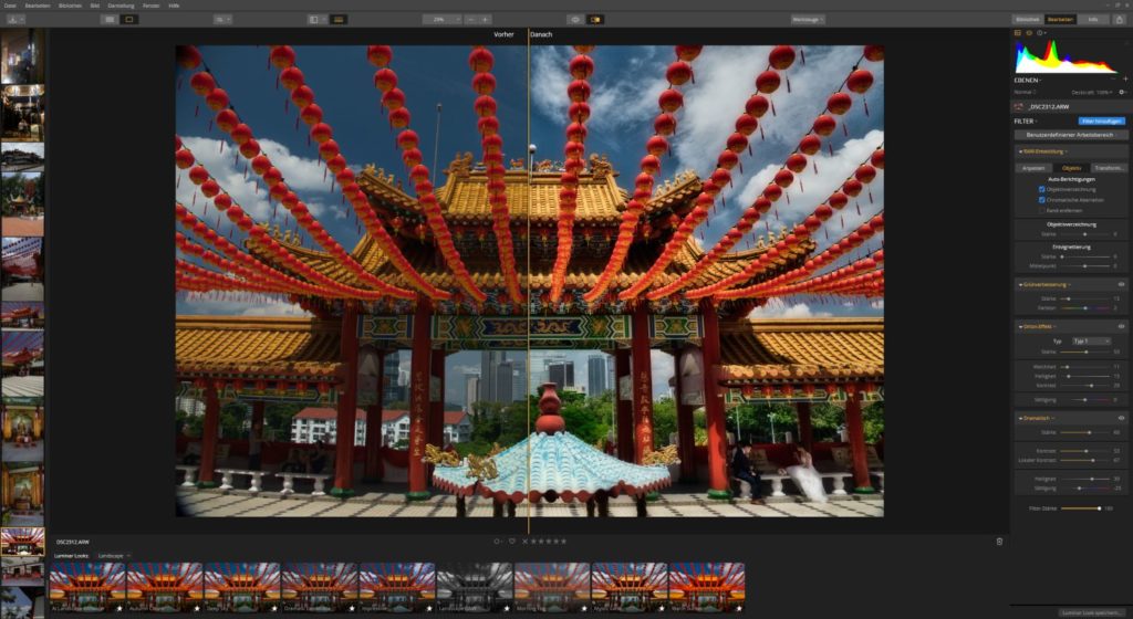 Arbeiten mit Luminar 3 - electro-space